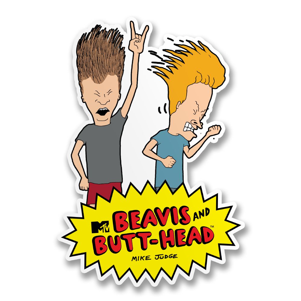 Beavis and Butt-Head: Headbanging - Sticker