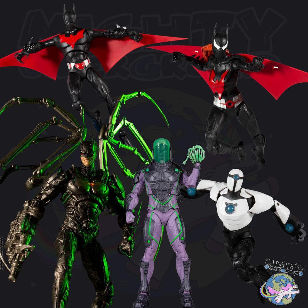 DC Multiverse: Batman Beyond - 4 Figuren + Jokerbot BAF-Set