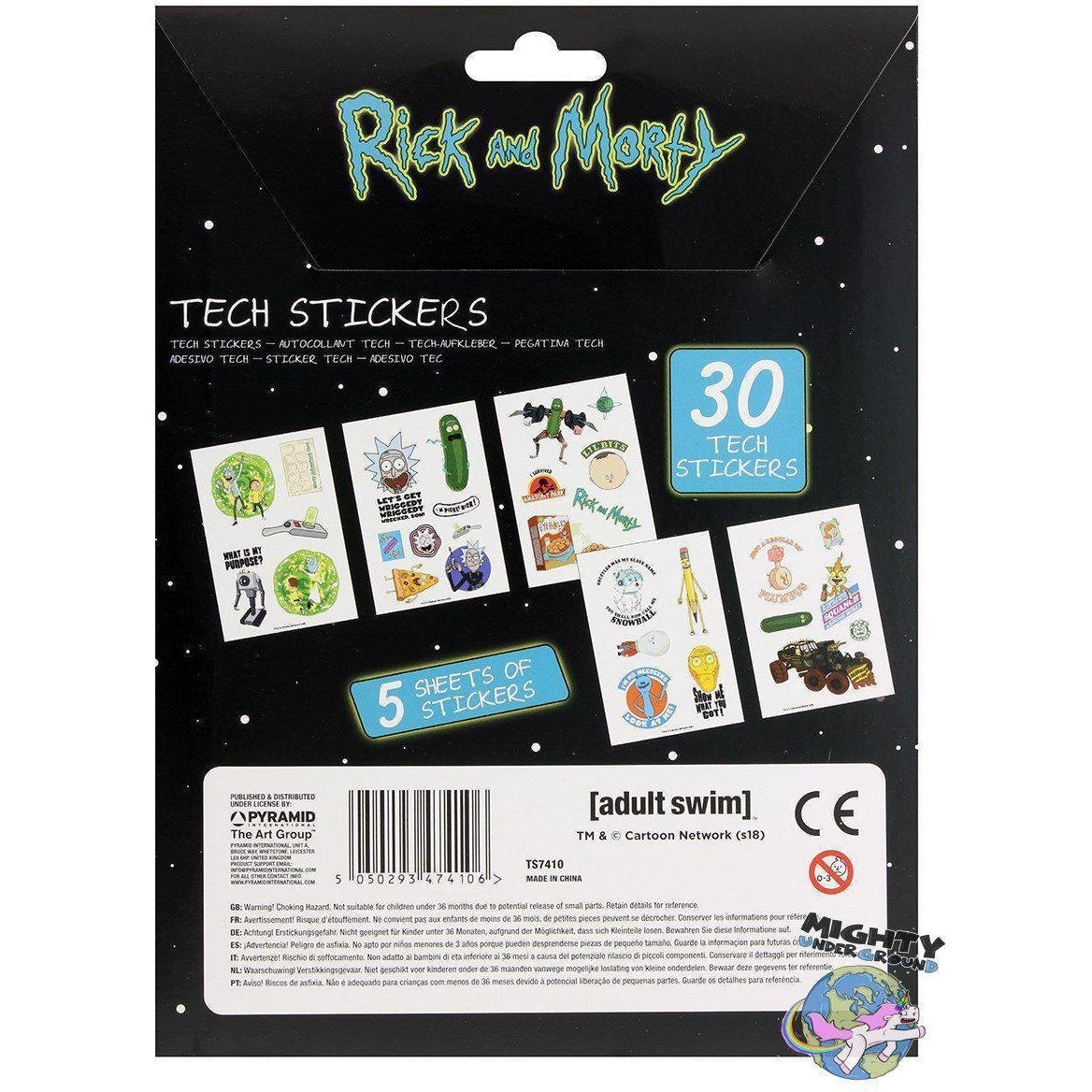 Rick and Morty - Decal Stickerset – Mighty Underground
