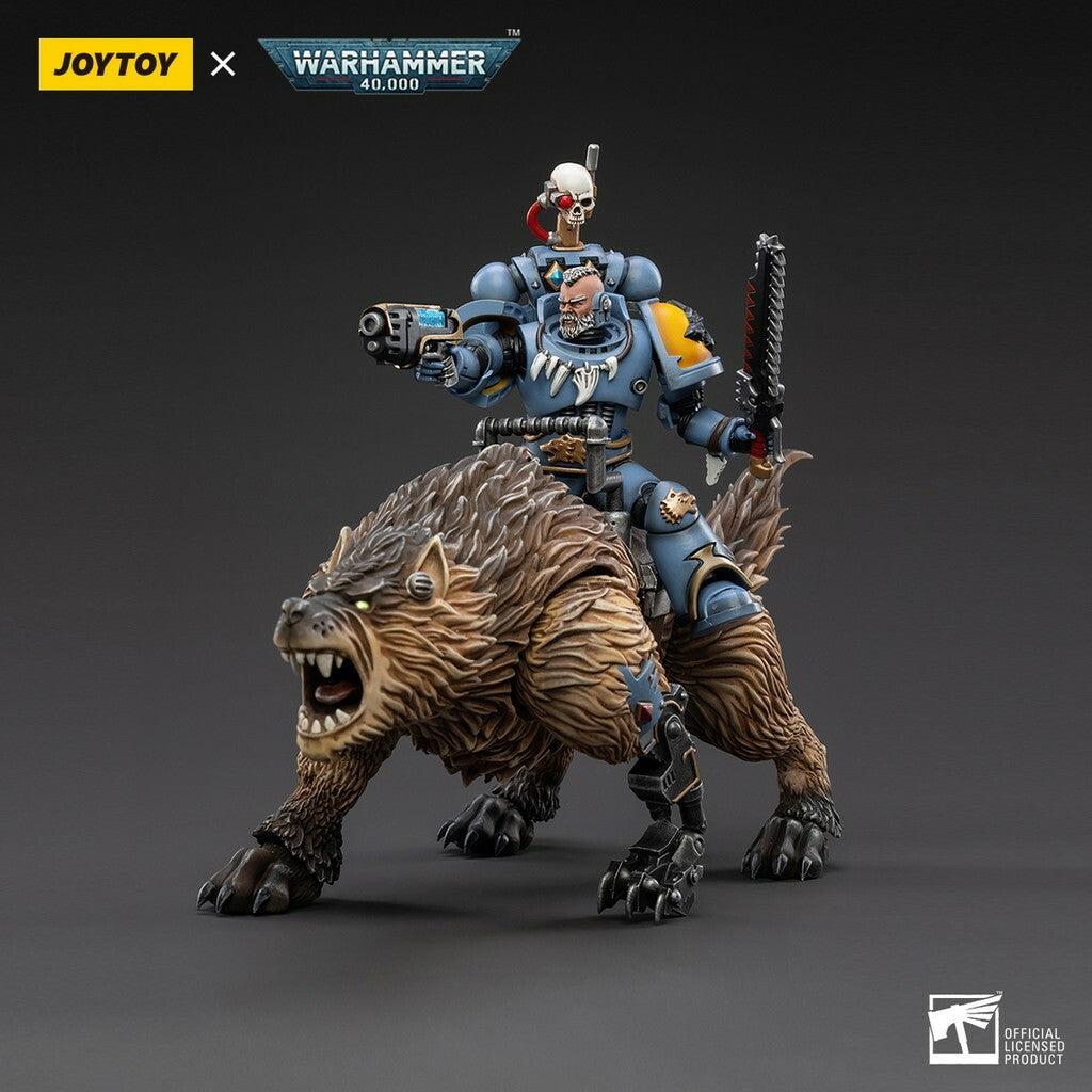Warhammer 40k: Space Wolves Thunderwolf Cavalry Bjane - 12 cm